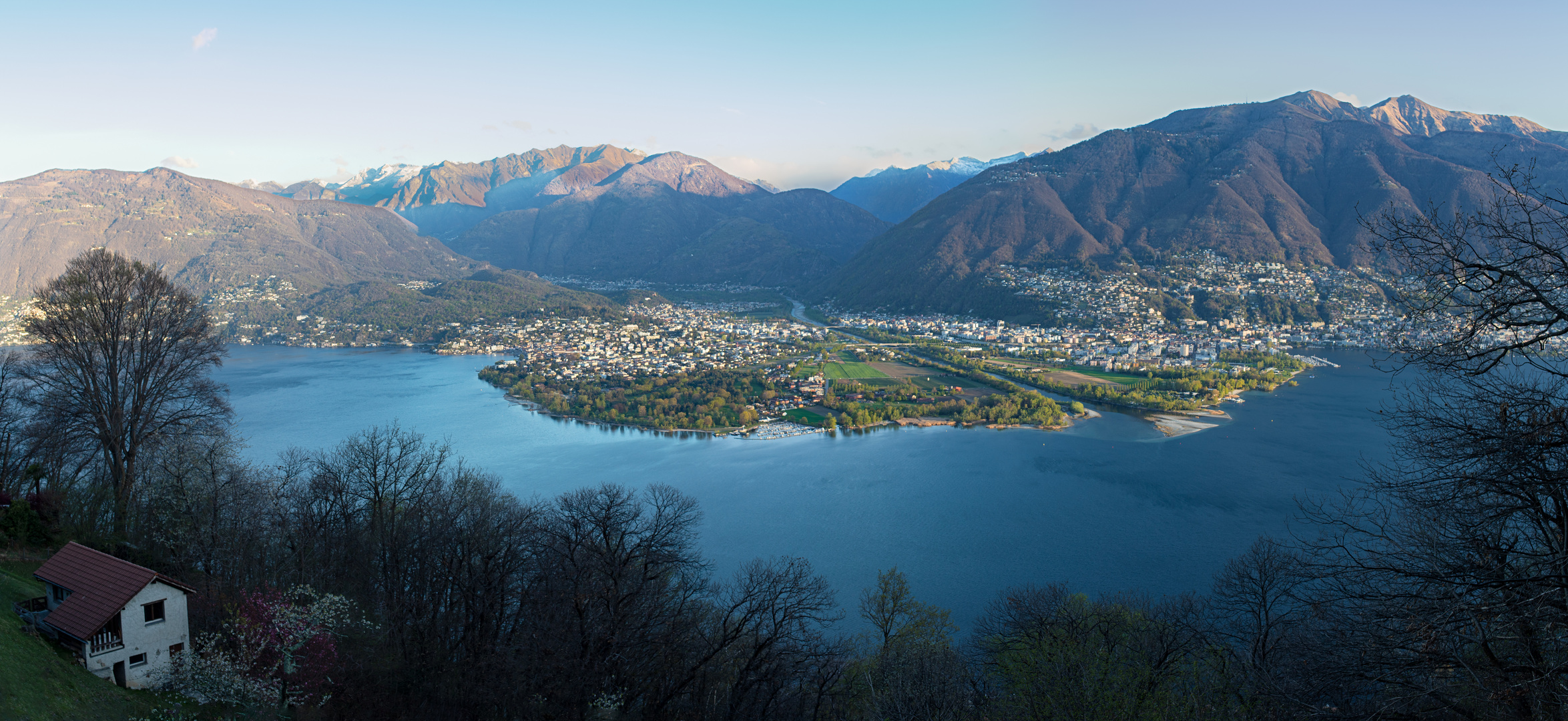 Lago Maggiore Foto & Bild | sonnenaufgang, frühling, panorama Bilder ...