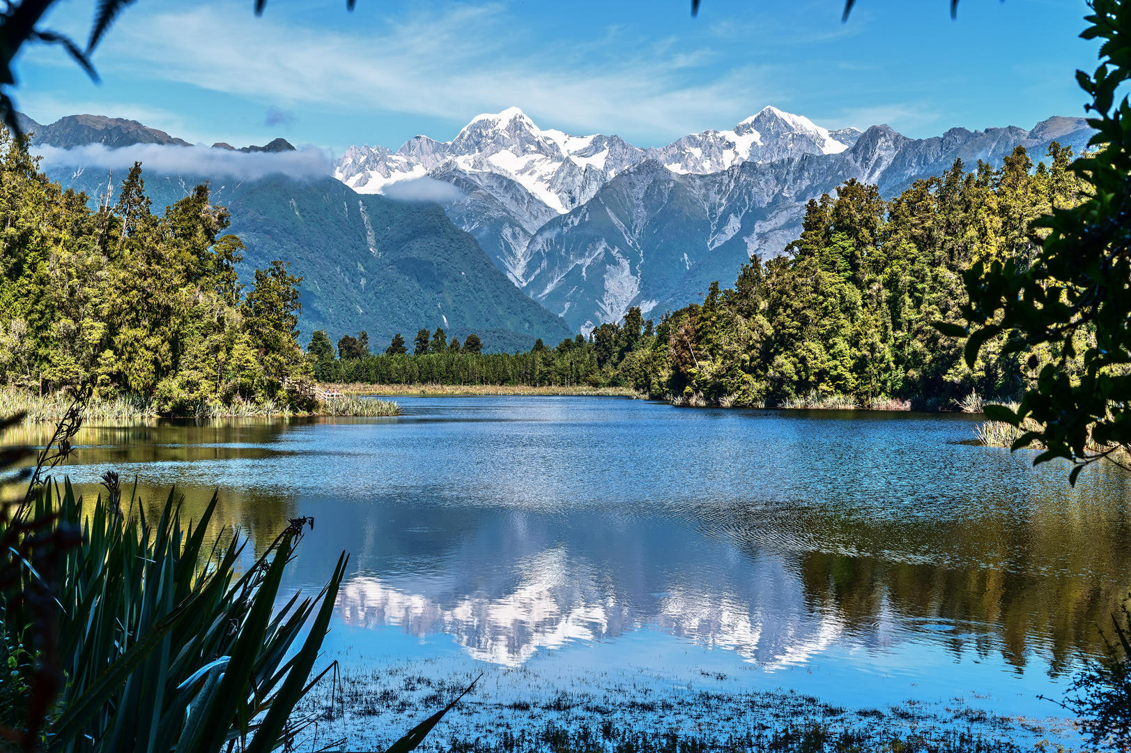 Lake Matheson - Fox Glacier - West Coast, Südinsel Neuseeland Foto ...