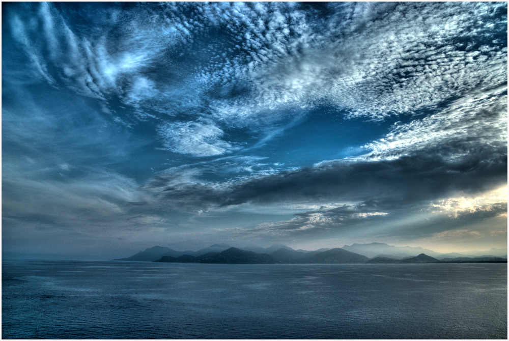 Land in Sicht Foto & Bild | sonnenuntergänge, himmel & universum ...