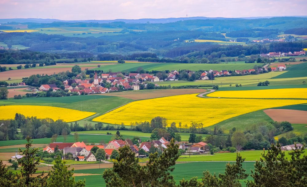 Landschaft in Mittelfranken Foto & Bild | landschaft, frühling, natur ...