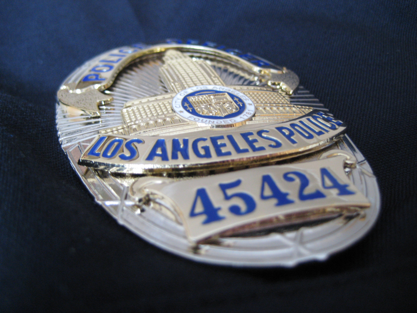LAPD Officer Badge Foto & Bild | industrie und technik, handwerk ...