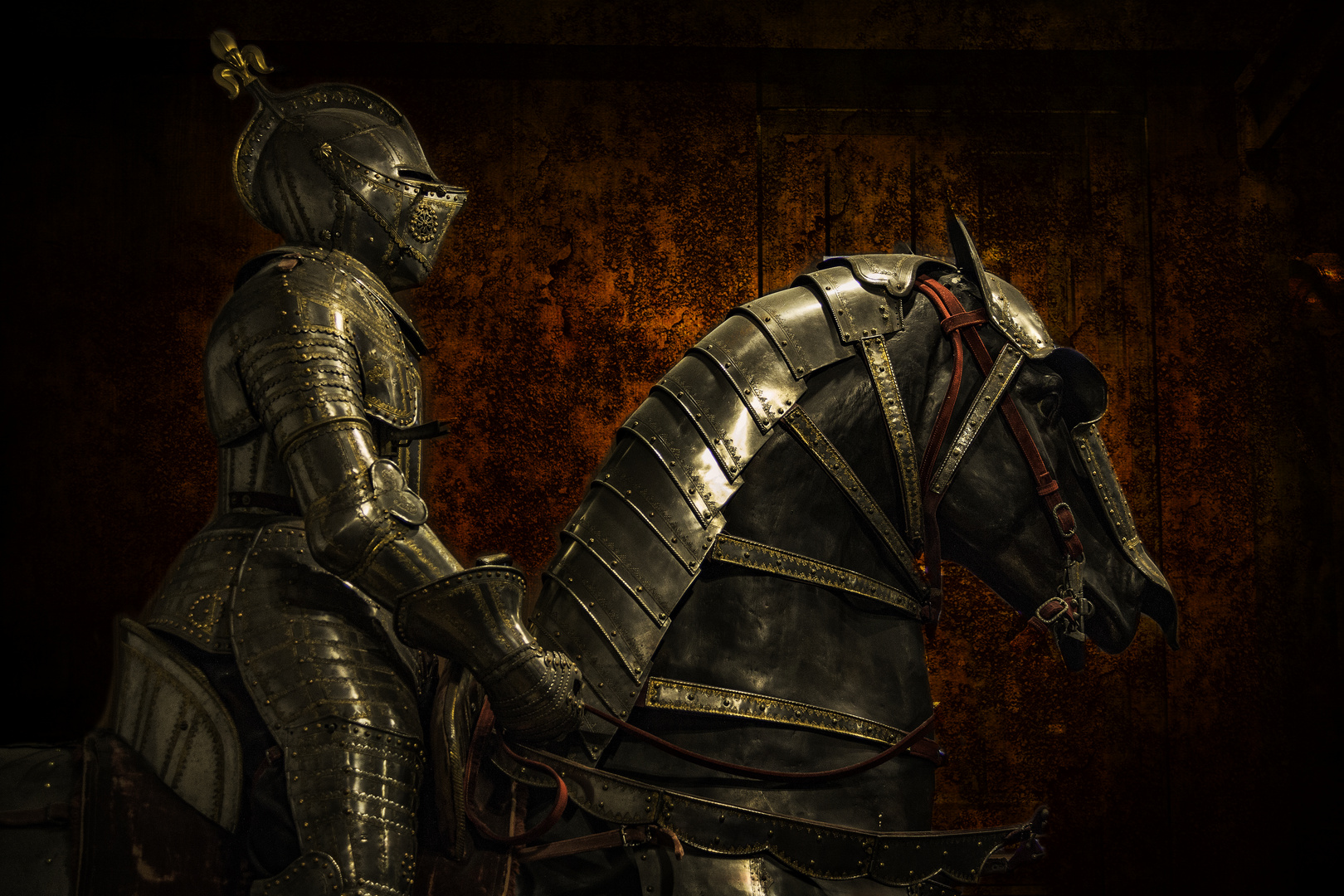 L'armure photo et image | rouge, cheval, armure Images fotocommunity