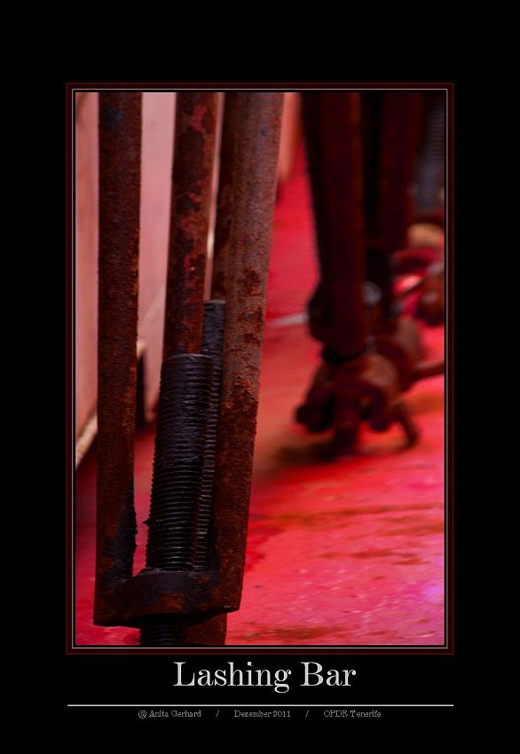 Lashing Bar Foto & Bild | containerschiffreise Bilder auf fotocommunity