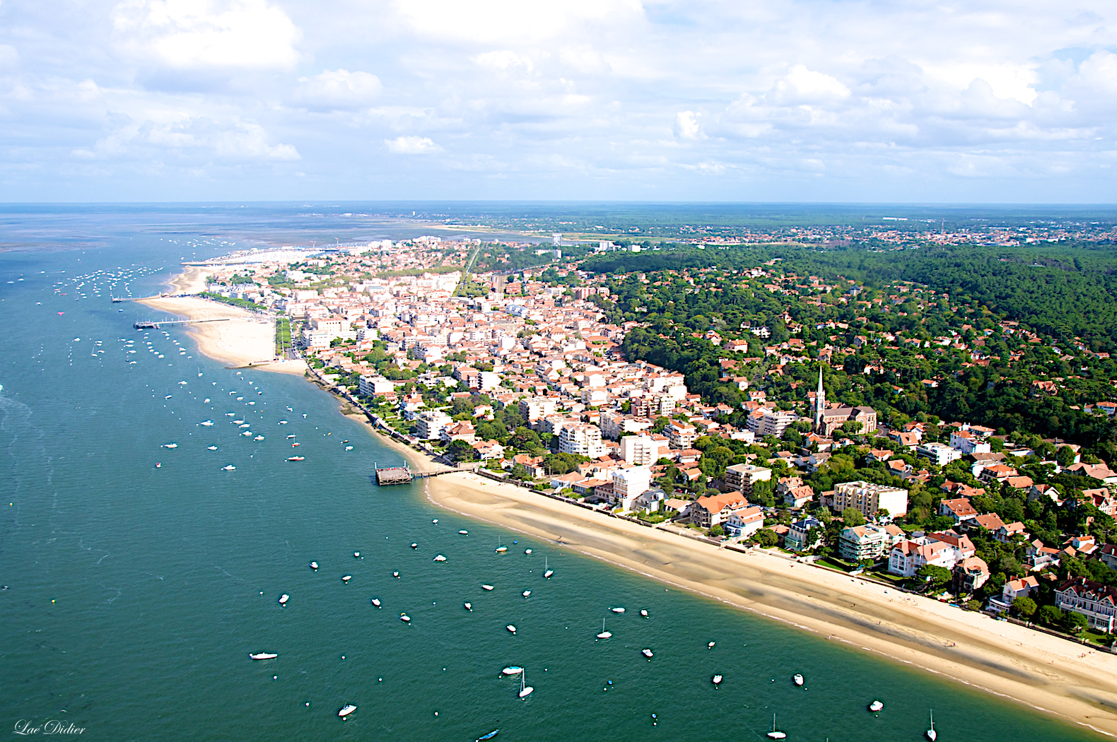 le bassin d'Arcachon vu du ciel photo et image | Nature, Mers et Océans ...