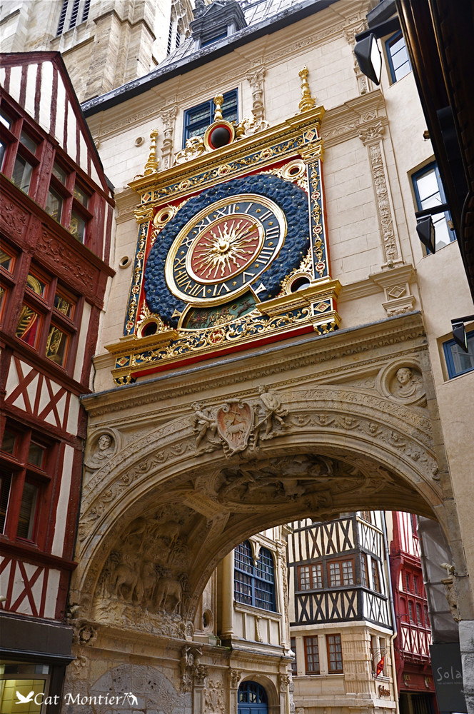 le Gros horloge de Rouen photo et image | architecture, vieilles ...