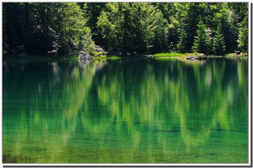 le lac VERT !!! photo et image | paysages, paysages de montagne, les ...
