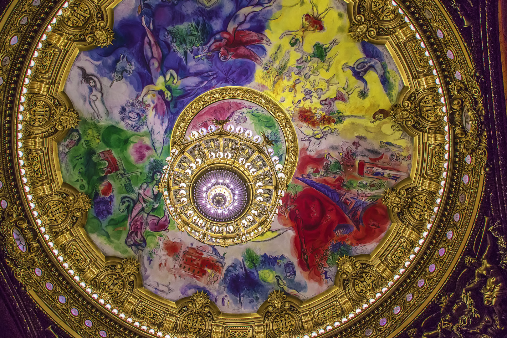 LE PLAFOND DE CHAGALL - OPERA GARNIER PARIS - photo et image | photos ...