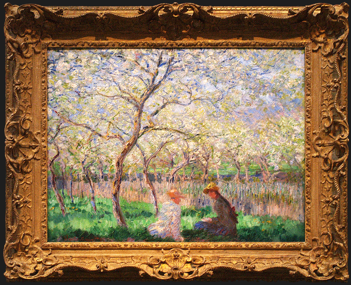 Le Printemps, Claude Monet (1886) -- Fitzwilliam Museum, Cambridge ...