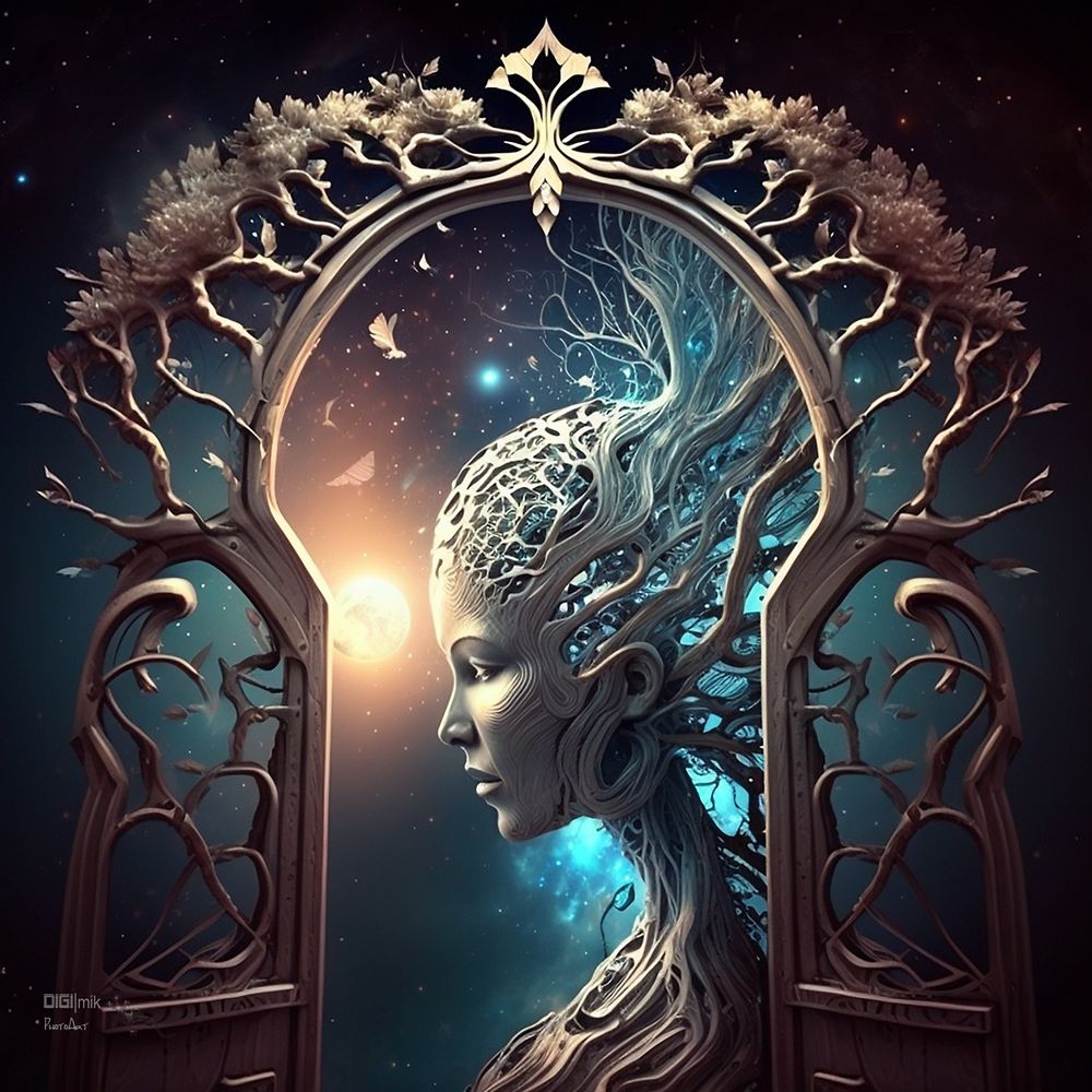 Lebensbaum Foto & Bild | ki - archiv, digiart und ki, art Bilder auf fotocommunity