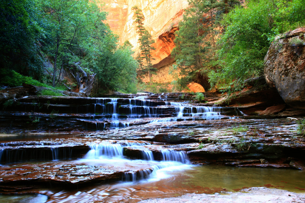 Left Fork Cascades Foto & Bild | landschaft, bach, fluss & see ...