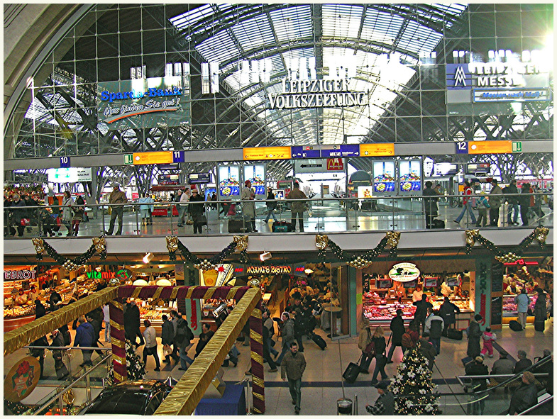 Leipzig Hauptbahnhof Foto & Bild | architektur, bahnhöfe & gleise, profanbauten Bilder auf ...