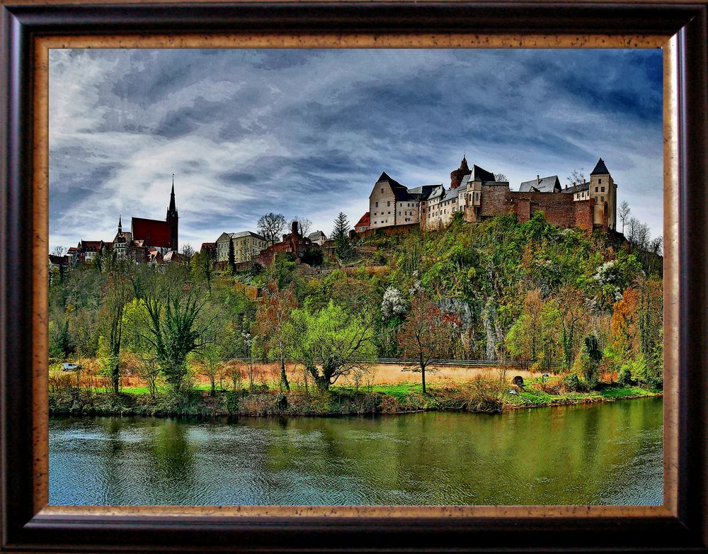 Leisnig mit Burg Mildenstein Foto & Bild | architektur, deutschland ...