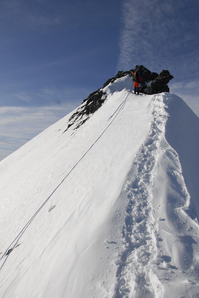 Lenzspitze Wallis Schweiz Foto & Bild | sport, motive, alpines klettern ...