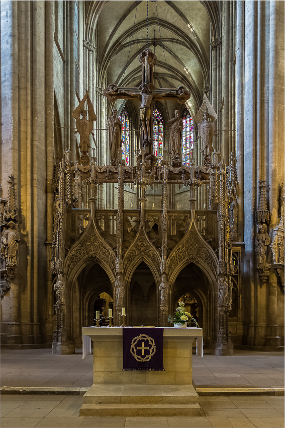 Lettner mit Triumphkreuzgruppe... Foto & Bild | architektur, sakralbauten, figuren&details ...