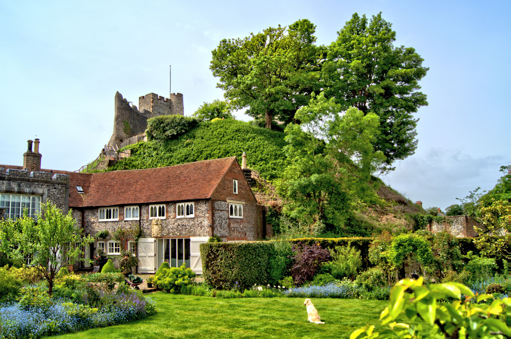 Lewes Castle Foto & Bild | südküste england, burg, castle Bilder auf ...