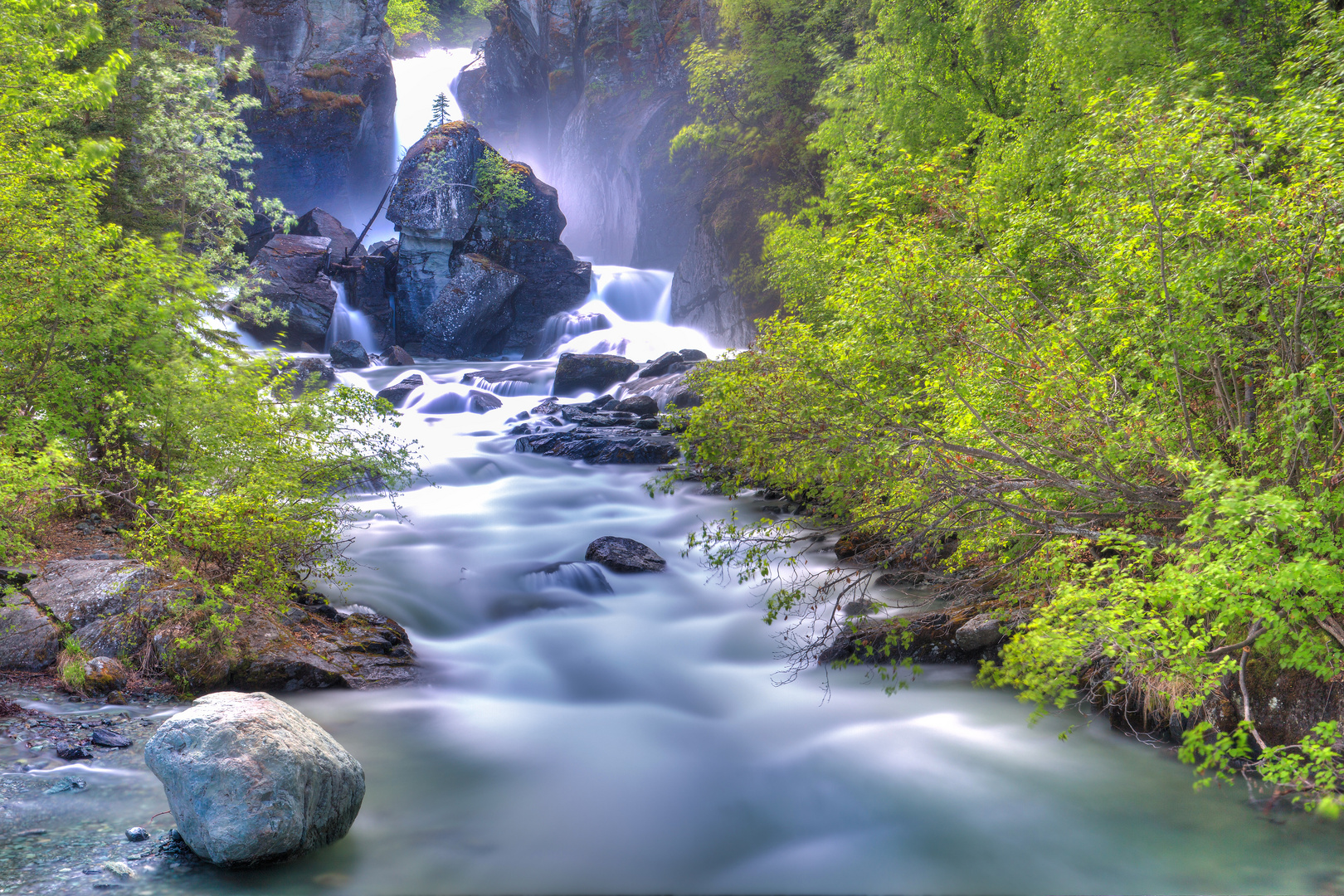 Liberty Falls Alaska Foto & Bild | bearbeitungs - techniken, hdri & tm ...