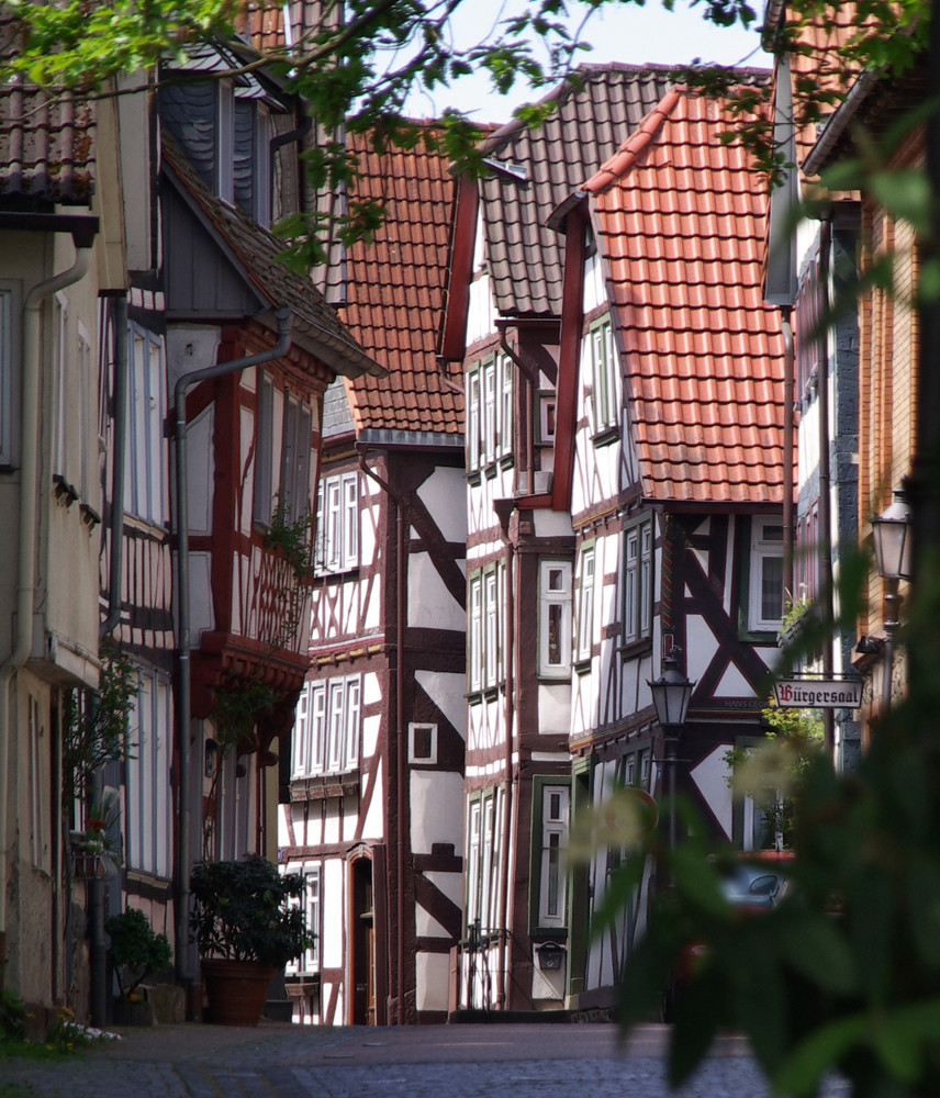 Lich (Hessen) Altstadt Foto & Bild | architektur, ländliche architektur ...