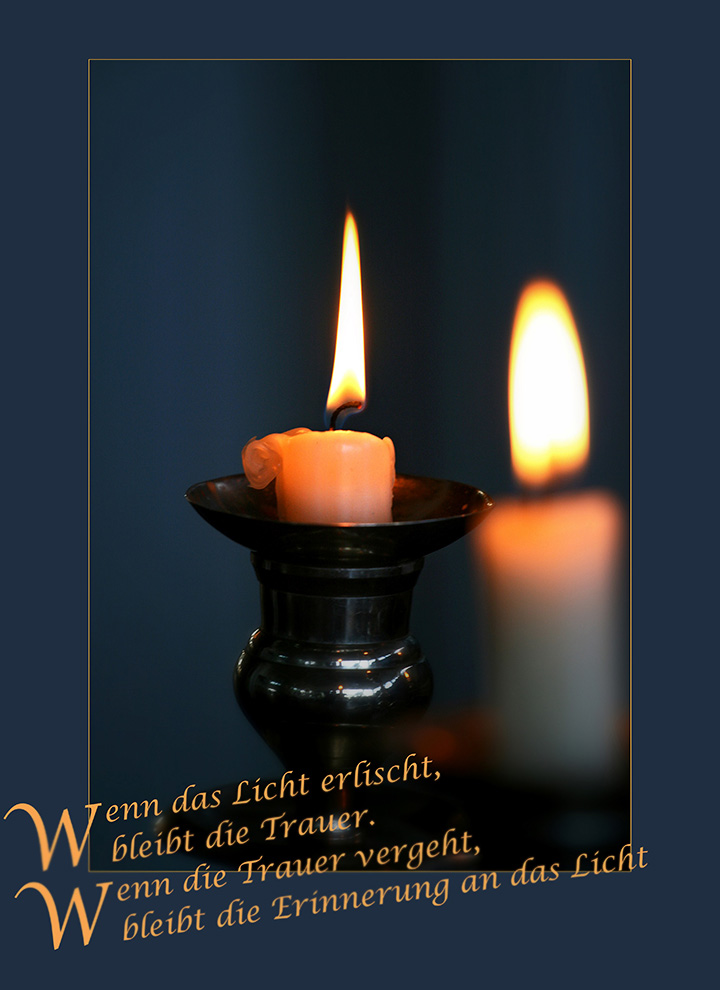 Licht Foto & Bild | trauerkarten, trauer, postkarten Bilder auf ...