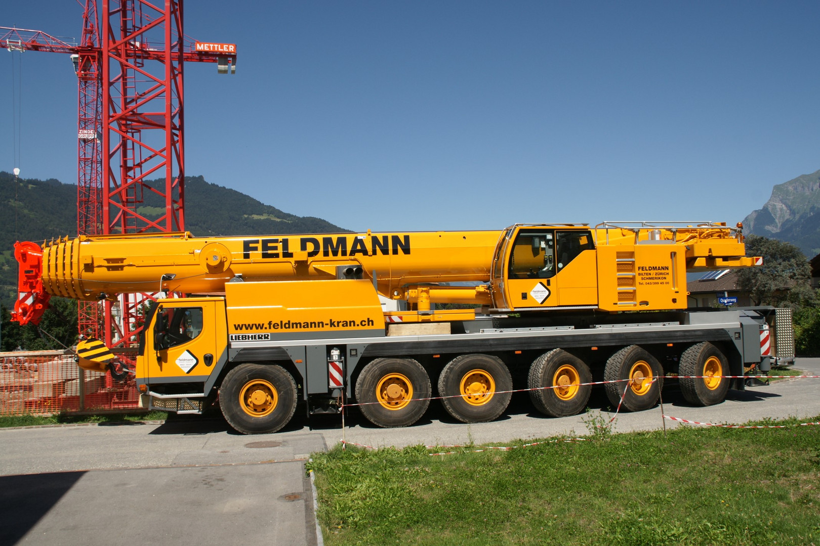 Liebherr Autokran LTM 1225/250To. Auslegerlänge 85meter Foto & Bild ...
