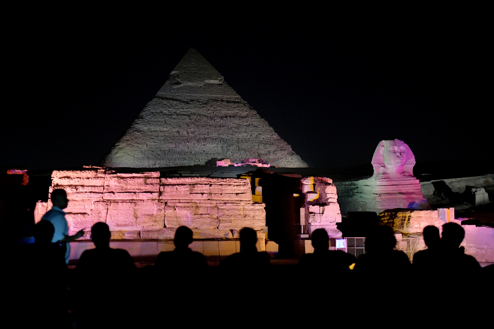 Light-Show 1 bei den Pyramiden (Gizeh) Foto & Bild | africa, egypt ...
