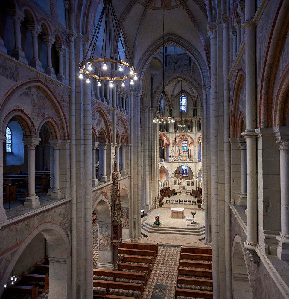 Limburger Dom Innenansicht von Empore Foto & Bild | architektur, sakralbauten, innenansichten ...