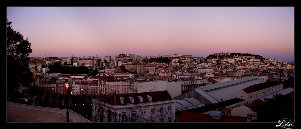 Lissabon bei Dämmerung Foto & Bild | europe, portugal, lisboa e vale do tejo-lissabon Bilder auf ...