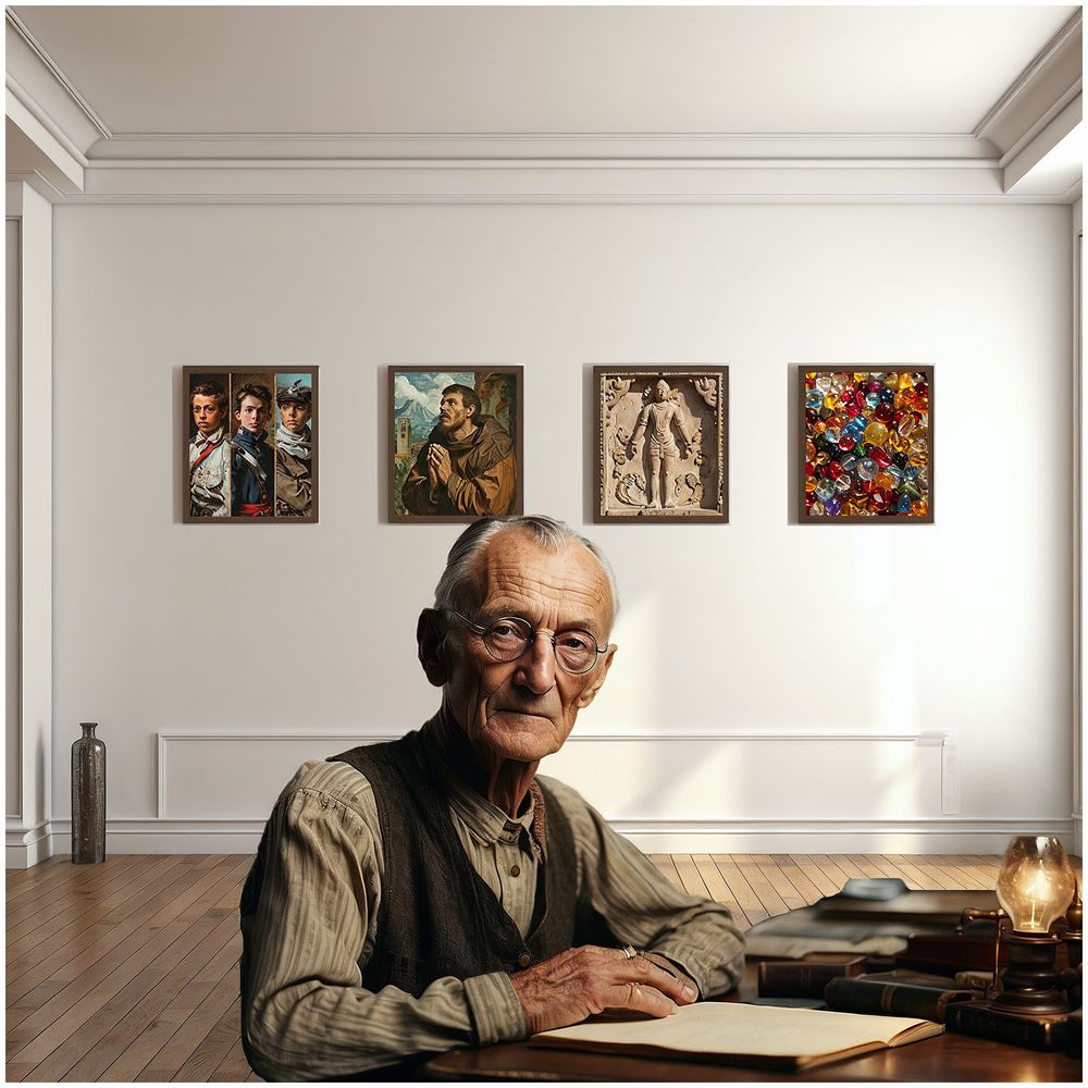 Literatur II Foto & Bild | ki-generierte bilder, ki - menschen, digitalpainting Bilder auf ...