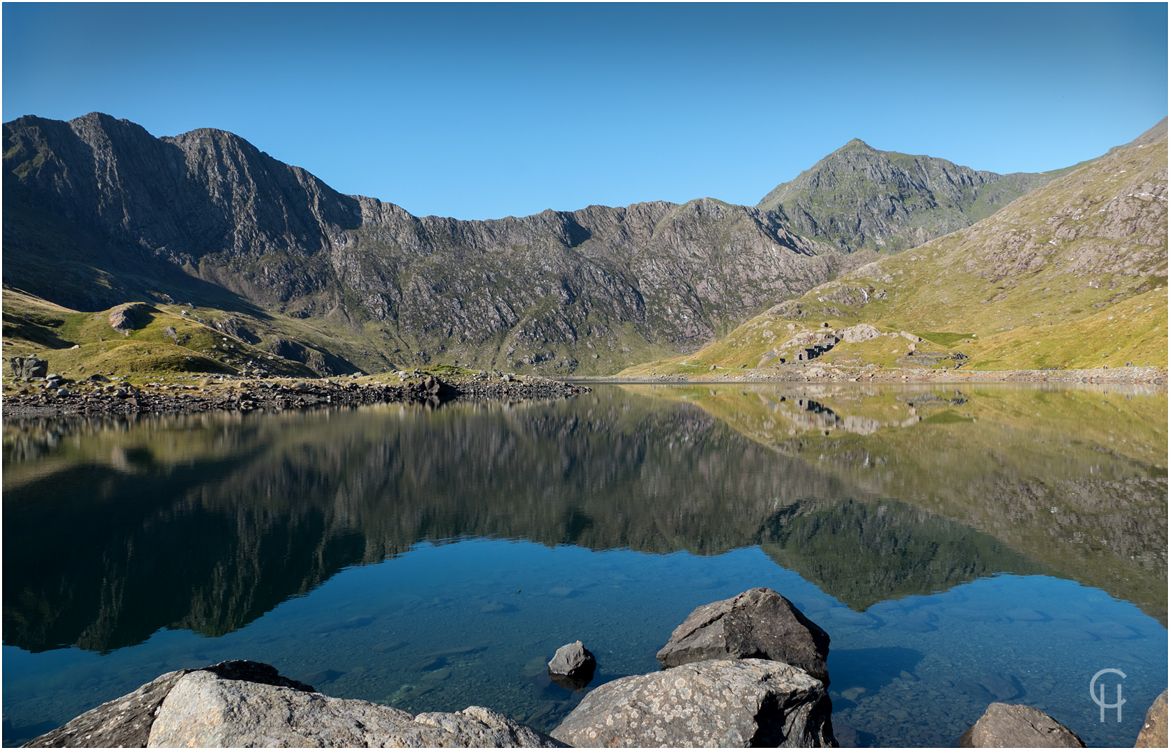 Llyn Llydaw Lake Snowdonia Foto & Bild | europe, united kingdom ...