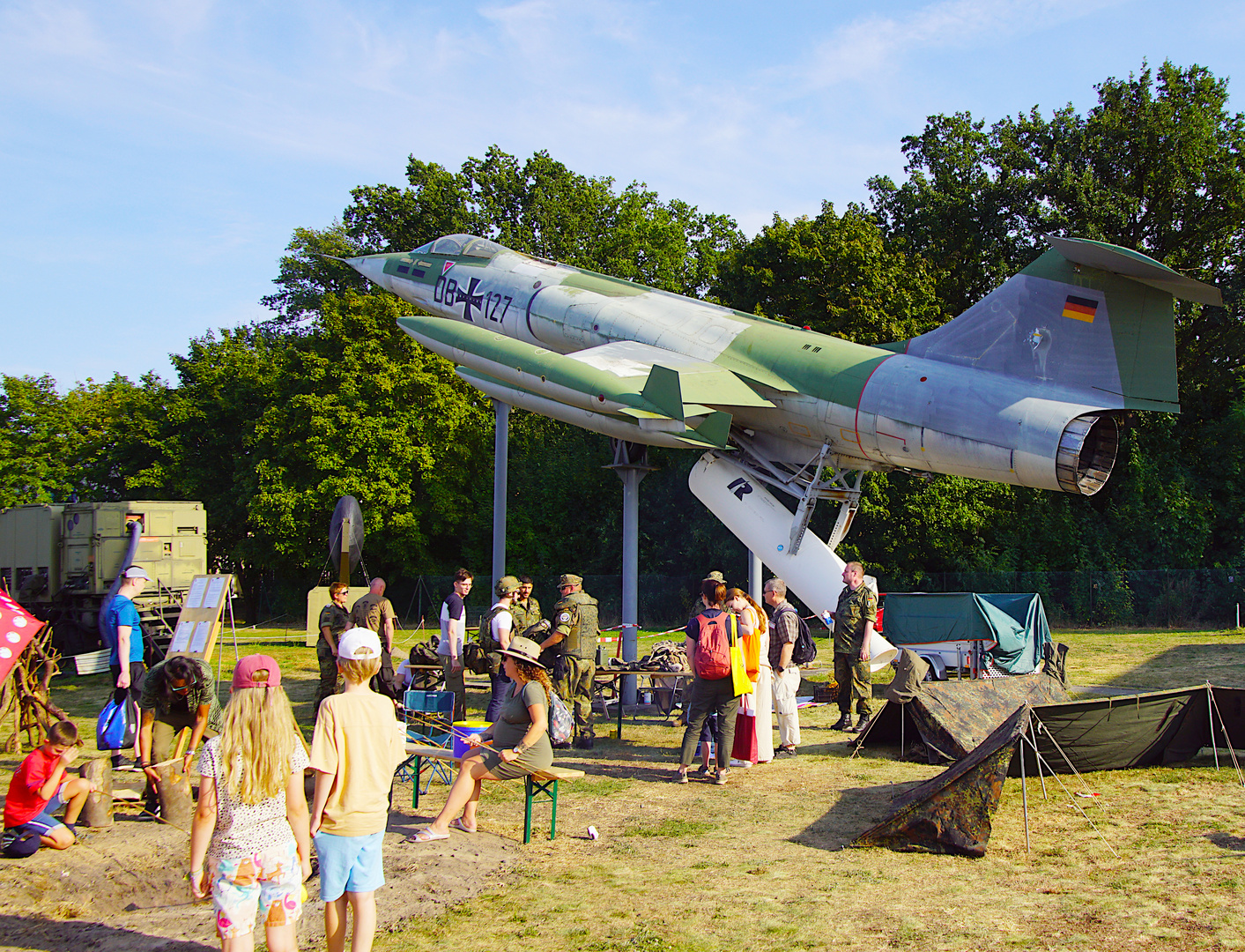 Lockheed F-104G Starfighter auf dem Zero Length Launch System Foto ...