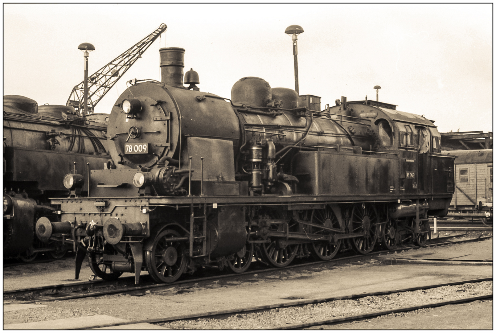 Lok 78 009 (Juli 1985) Foto & Bild | deutschland, eisenbahn, nostalgie ...