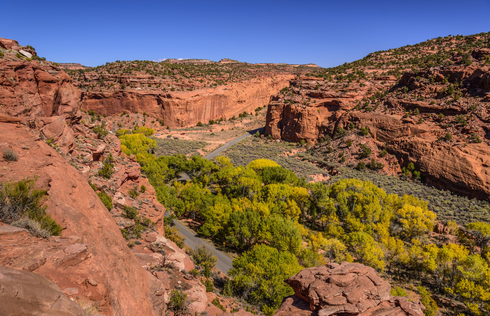 Long Canyon, Burr Trail, Utah, USA Foto & Bild | himmel, natur, herbst ...