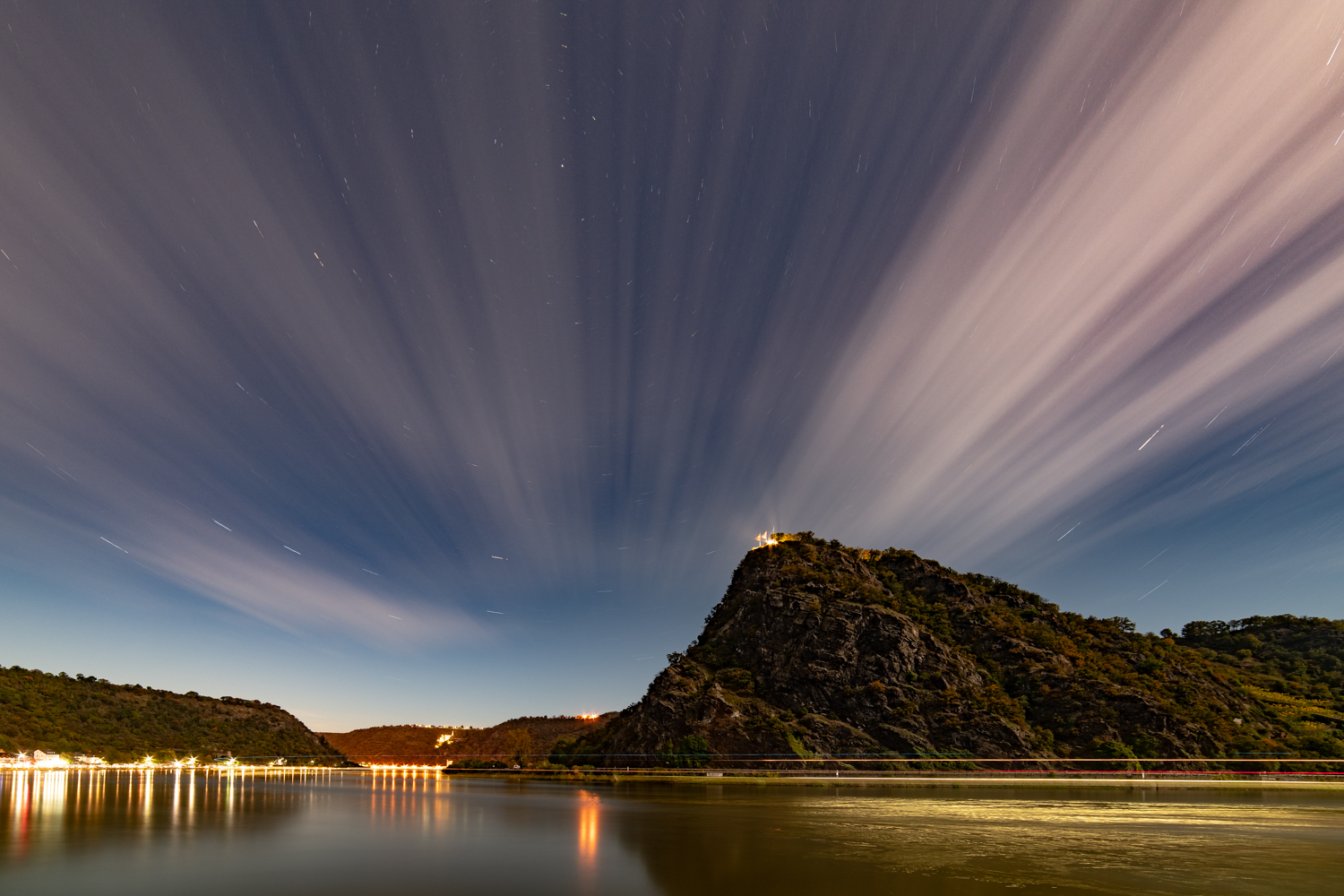 Loreley Foto & Bild | landschaft, bach, fluss & see, nacht Bilder auf ...