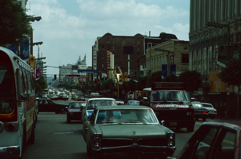 Los Angeles, CA - Hollywood Blvd - 1990 Foto & Bild | north america ...