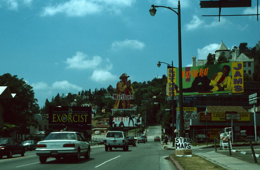 Los Angeles, CA - Sunset Strip - 1990 Foto & Bild | north america ...