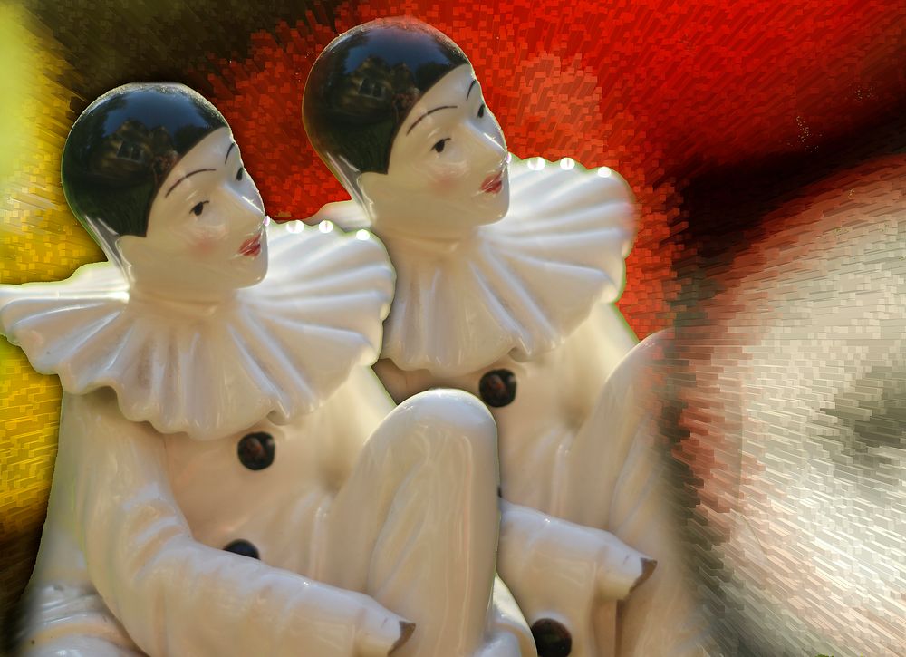 Los dos arlequines Imagen & Foto | arte, color, motivos Fotos de ...