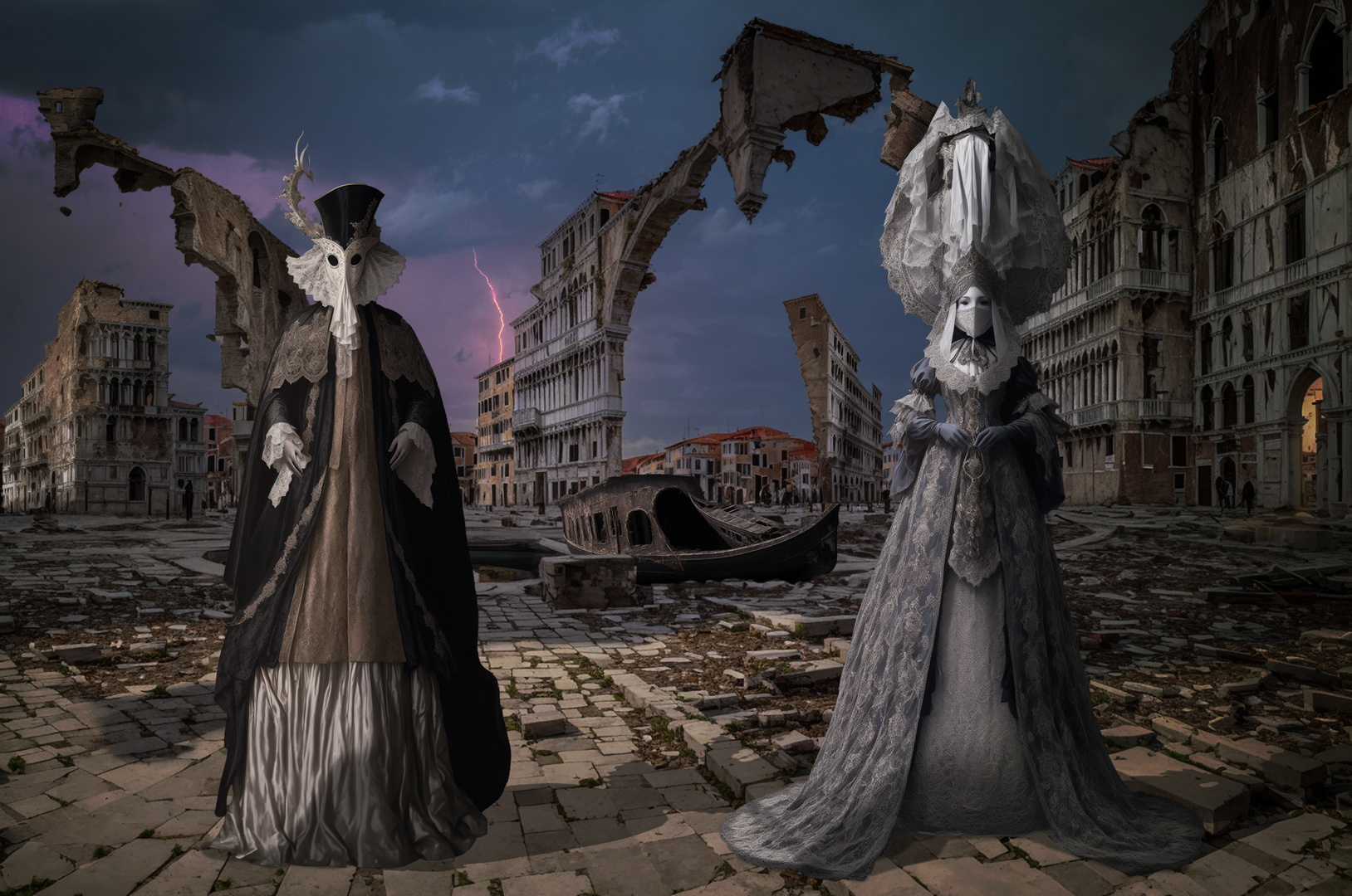 lost in venice Foto & Bild | ki - montagen, ki - fantastisches, ki - fantasy Bilder auf ...