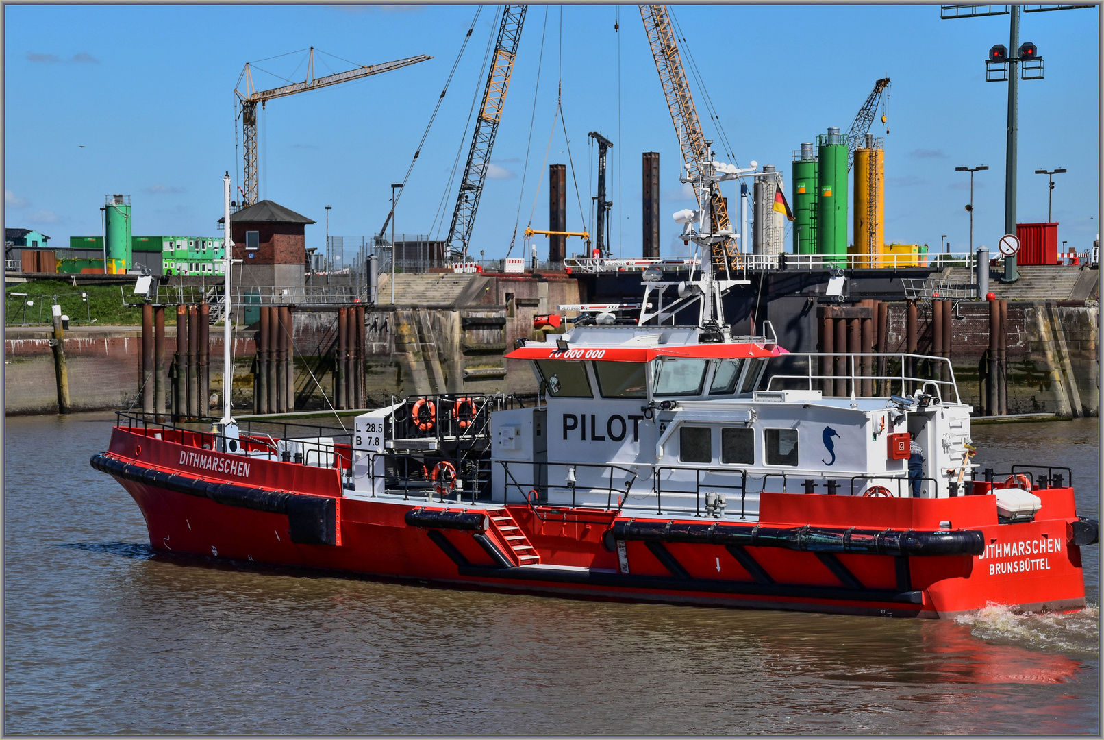 Lotsenversetzboot "DITHMARSCHEN " Foto & Bild | schiffe, dithmarschen ...