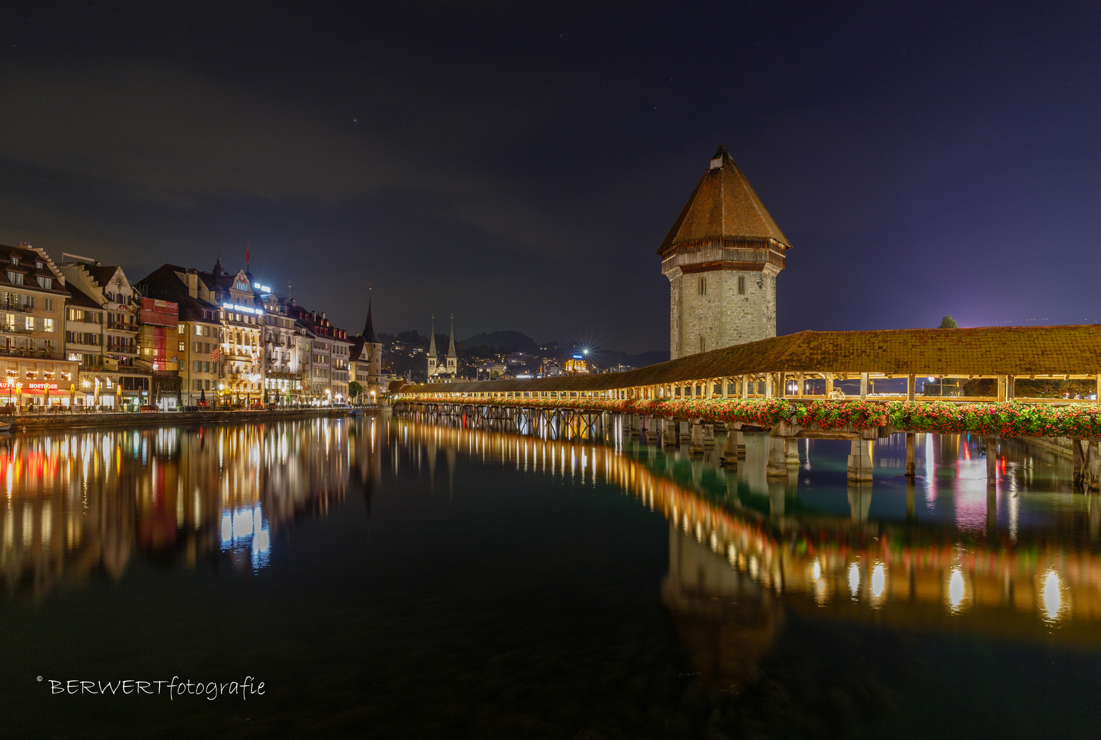 Lucerne by Night Foto & Bild | architektur, europe, schweiz ...