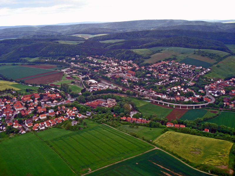 Luftbild Freden Foto & Bild | architektur, straßen & brücken, freden ...