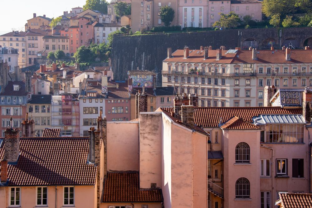 Lyon - Croix Rousse - Montée de la Lyon - Croix Rousse - Place Rouville ...