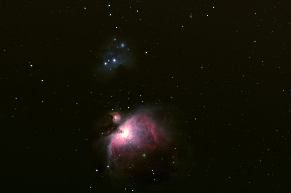 M42 Orionnebel & Running Man Foto & Bild | astrofotografie, himmel ...