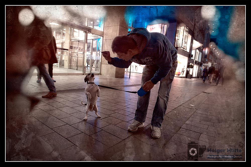 Mach doch auch ein Foto von meinem Hund . . . Foto & Bild | streetfotografie mit menschen ...