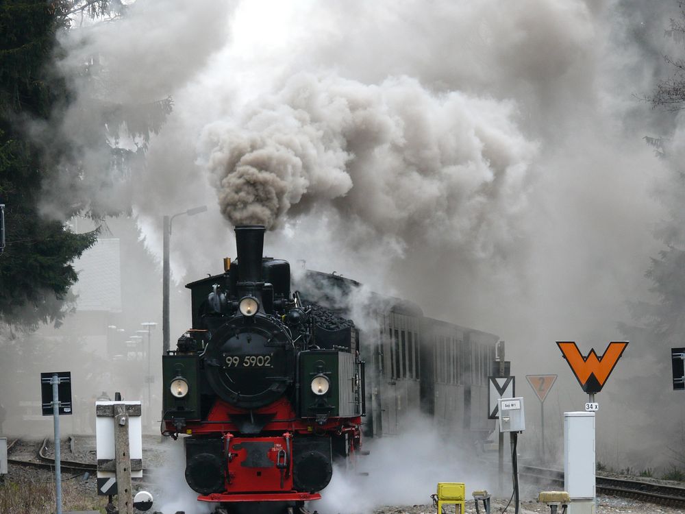 Mächtig Dampf Foto & Bild | deutschland, europe, sachsen- anhalt Bilder ...