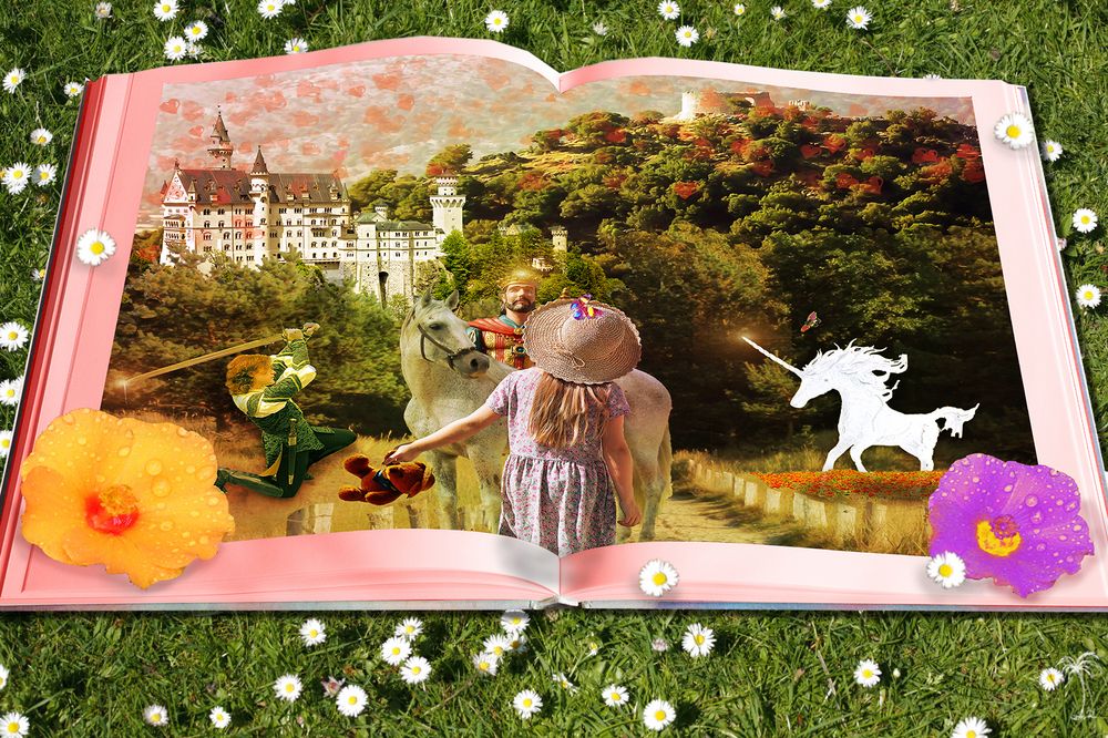 Mädchengeschichten Foto & Bild | fotomontage, composing , composing Bilder auf fotocommunity