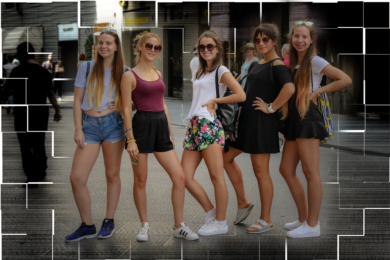 Mädchengruppe Foto & Bild | toscana, italien, menschen Bilder auf ...