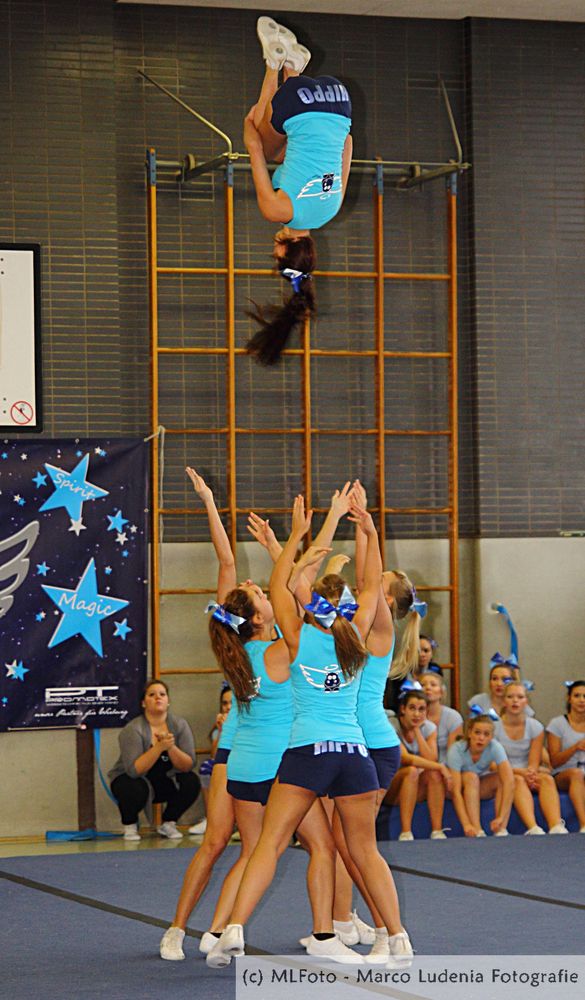 Magic Hippos 20 Basket Salto Foto And Bild Sport Cheerleading