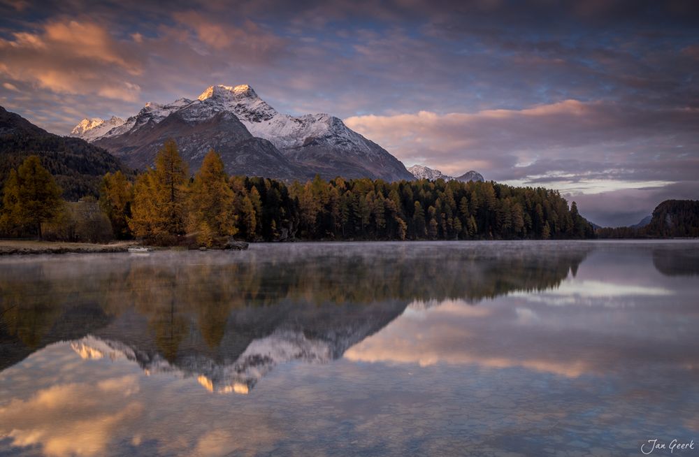 Magisches Engadin Foto & Bild | herbst, schweiz, berge Bilder auf ...