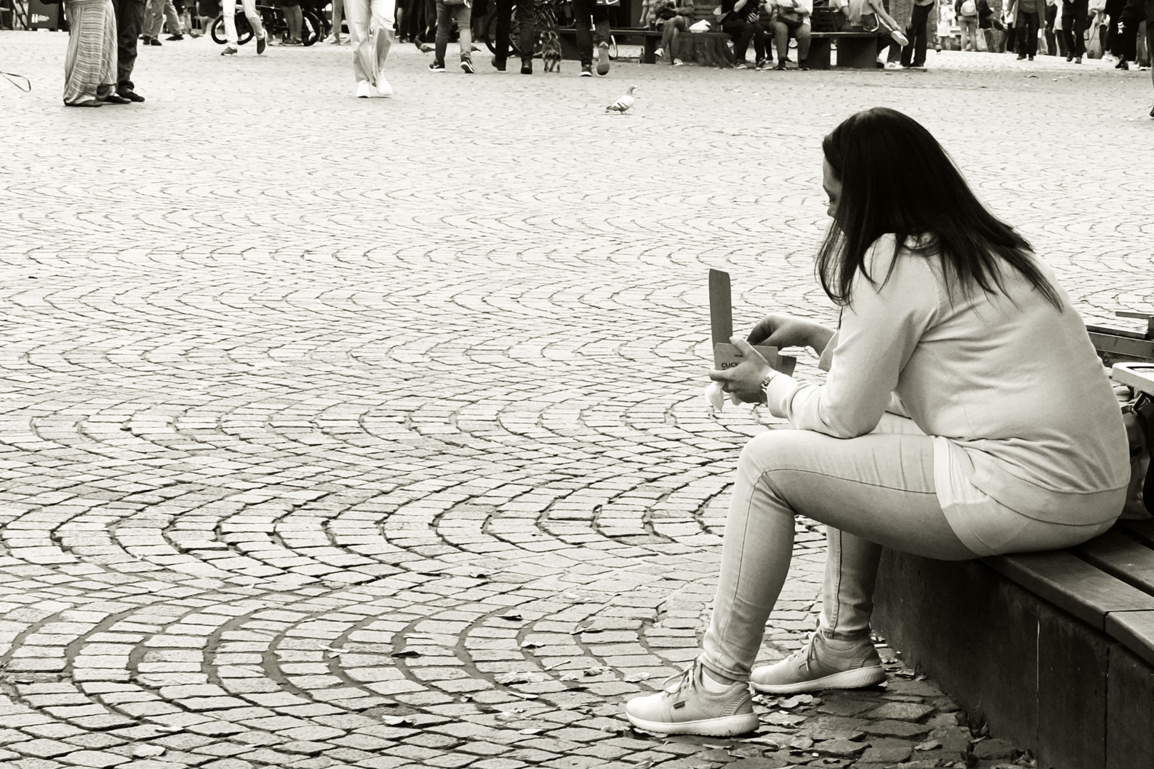 MahlZEIT Foto & Bild | streetfotografie mit menschen, konzept- fotografie, monochrom Bilder auf ...