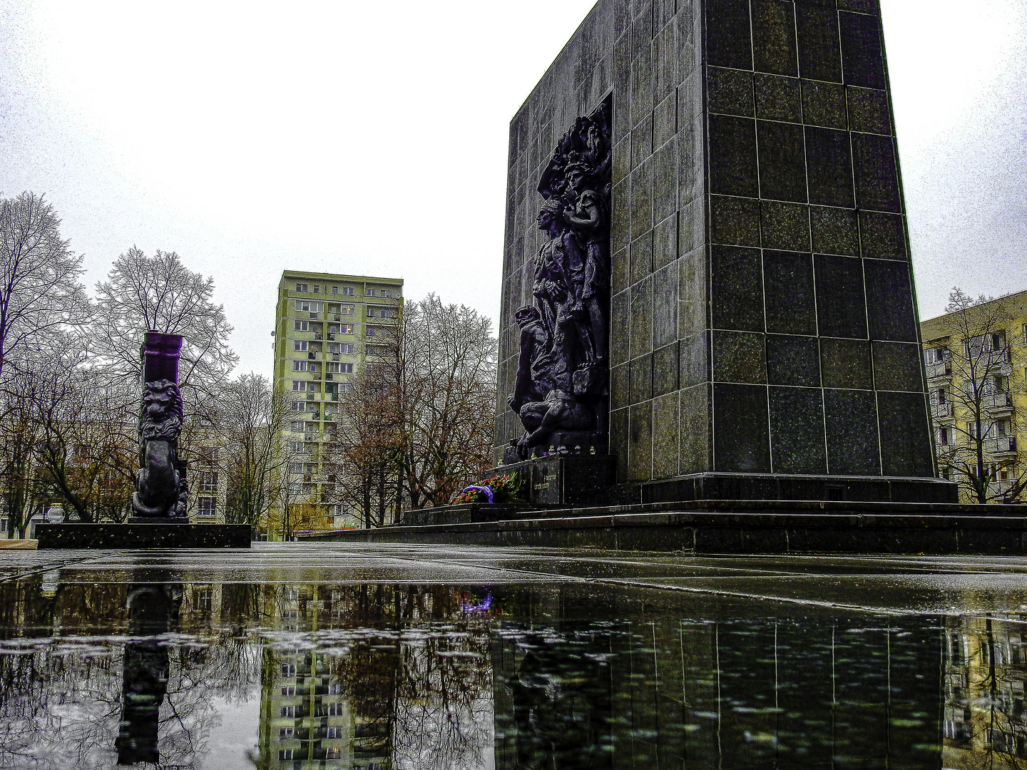 Mahnmal Foto & Bild | warschau, winter, denkmal Bilder auf fotocommunity