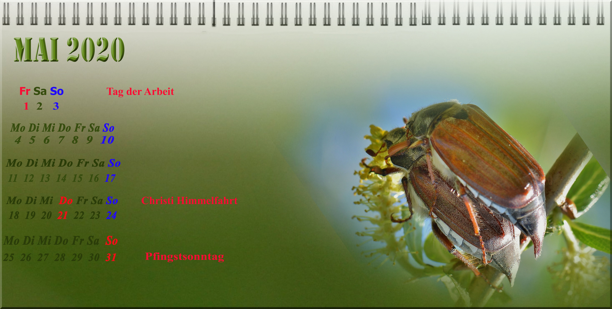 Mai 2020 Foto & Bild | projekte, karten und kalender, fotokalender ...